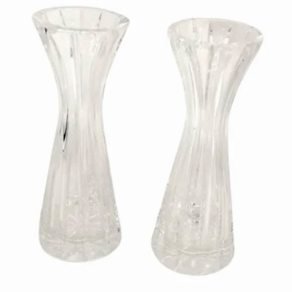 Vintage | Accents | Vintage Pair Of Matching Sparkling Crystal Bud ...